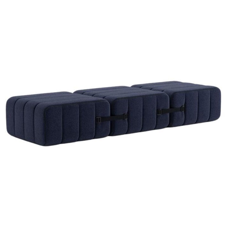 Curt-Set 3, E.G. Flexible Bench, Dama, 0048 'Dark Blue' For Sale at 1stDibs