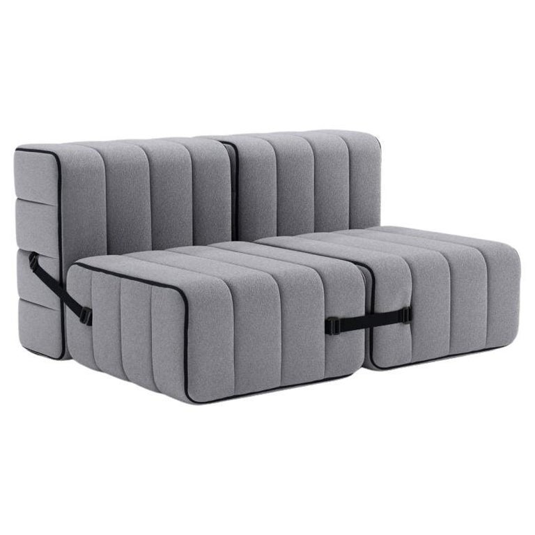 Curt-Set 4 - E.G. Flexible 2-Seater - Jet - 9803 'Grey' For Sale at 1stDibs