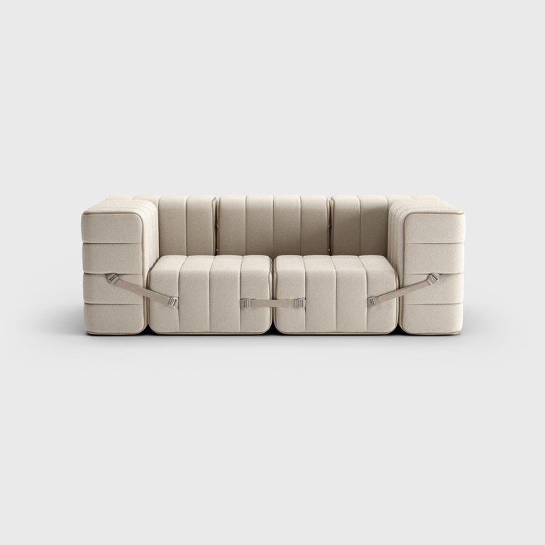 Curt Single Module, Fabric Sera 'Calla White / Beige', Curt Modular ...