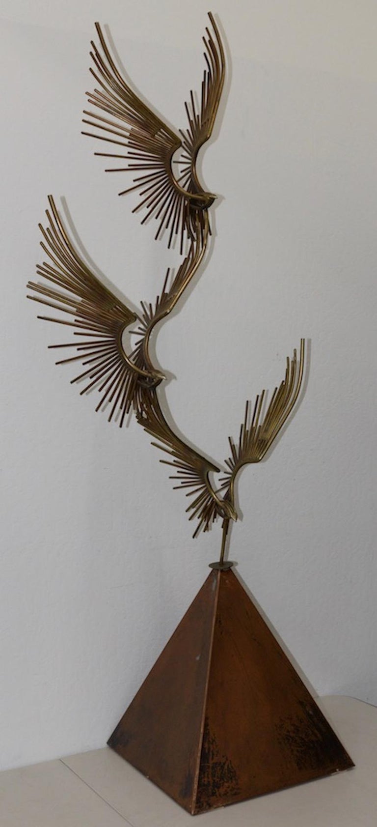 Curtis Jere "Birds in Flight" Bronze Sculpture, circa 1976 For Sale at ...