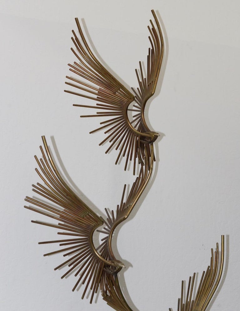 Curtis Jere "Birds in Flight" Bronze Sculpture, circa 1976 For Sale at ...