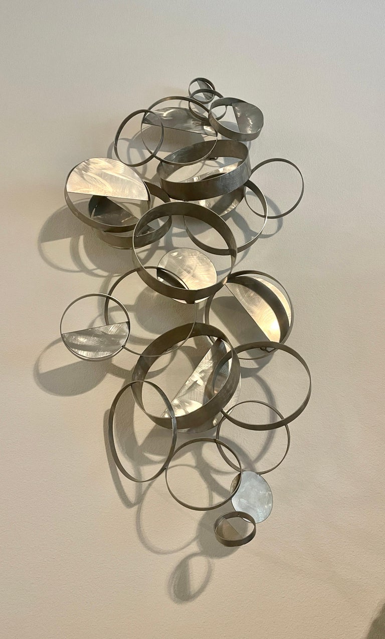 Curtis Jere "Floating Rings" Sculpture For Sale at 1stDibs