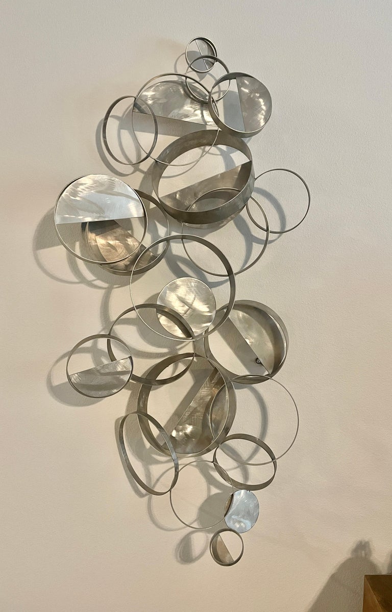 Curtis Jere "Floating Rings" Sculpture For Sale at 1stDibs