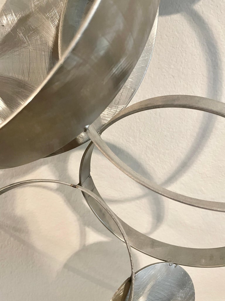 Curtis Jere "Floating Rings" Sculpture For Sale at 1stDibs