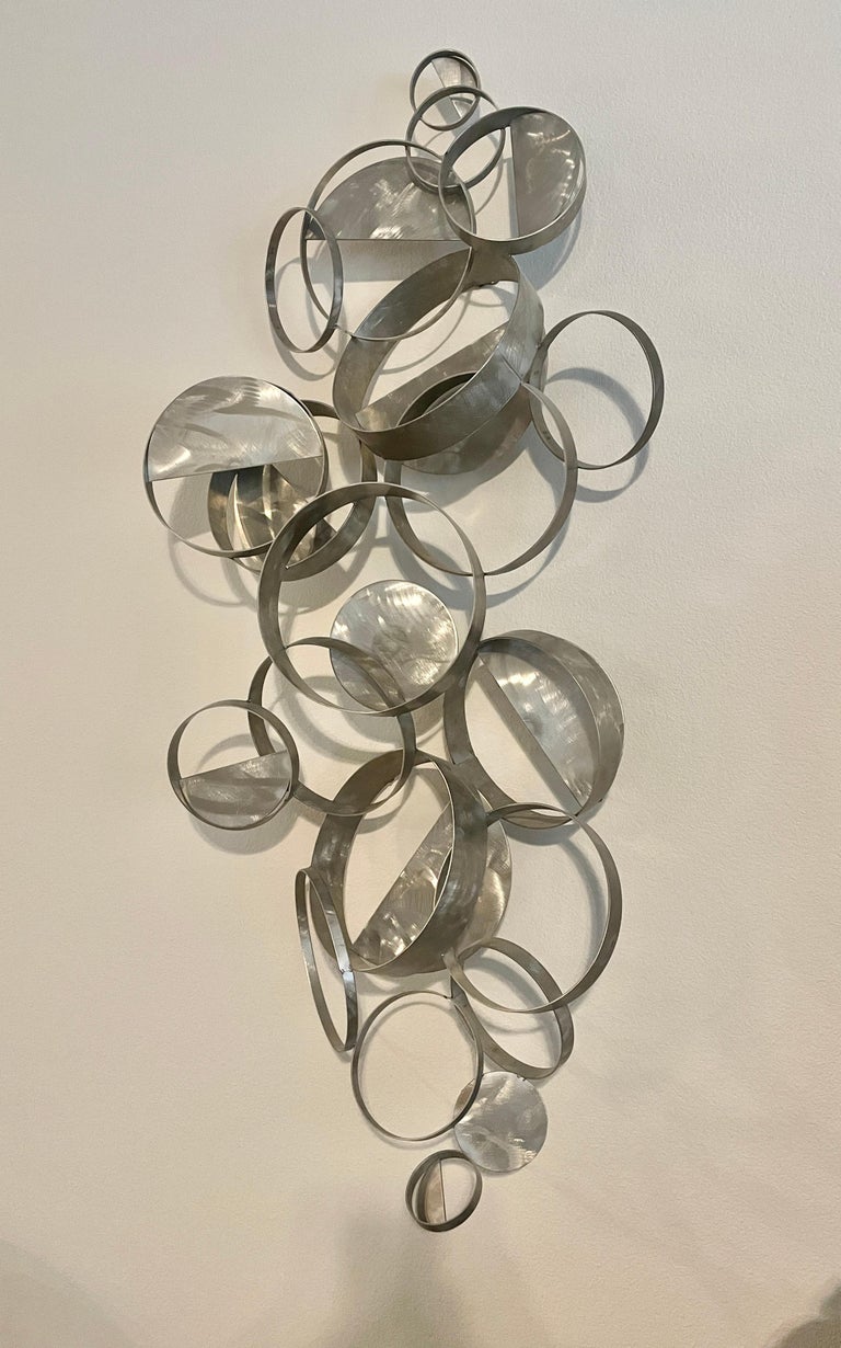 Curtis Jere "Floating Rings" Sculpture For Sale at 1stDibs