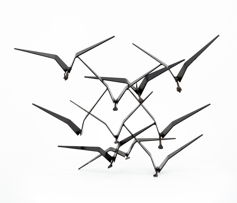 Curtis Jere Flock of Birds Mid Century Wall Art at 1stDibs