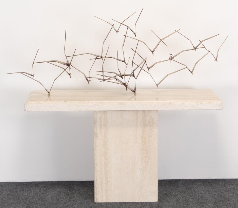 Curtis Jere "Flock of Birds" Wall Sculpture, 1987 at 1stDibs