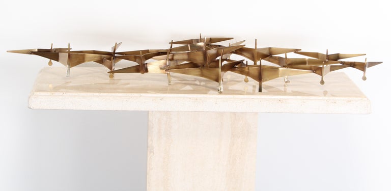 Curtis Jere "Flock of Birds" Wall Sculpture, 1987 at 1stDibs
