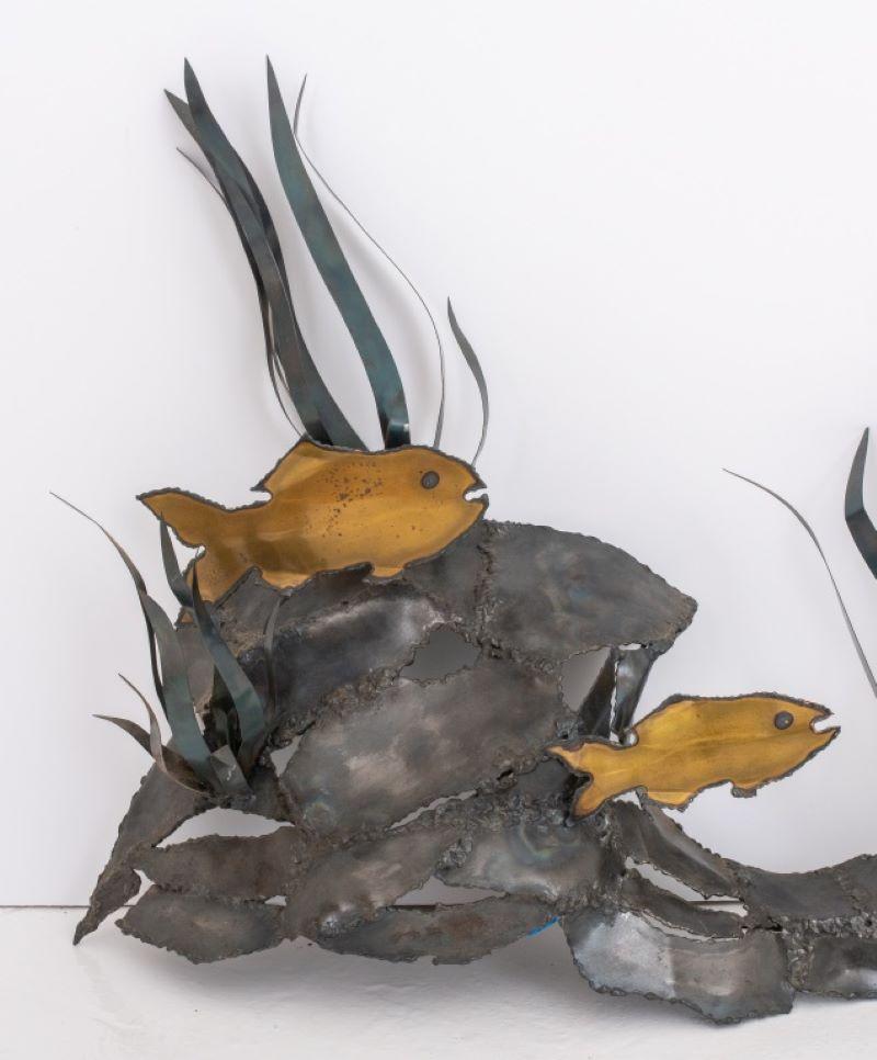 Curtis Jere Manner Brutalist Modern Fish Sculpture at 1stDibs