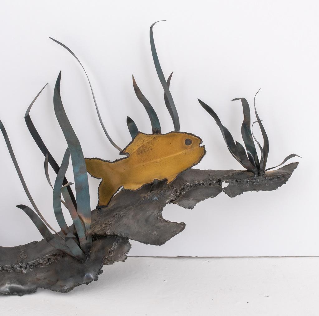 Curtis Jere Manner Brutalist Modern Fish Sculpture at 1stDibs