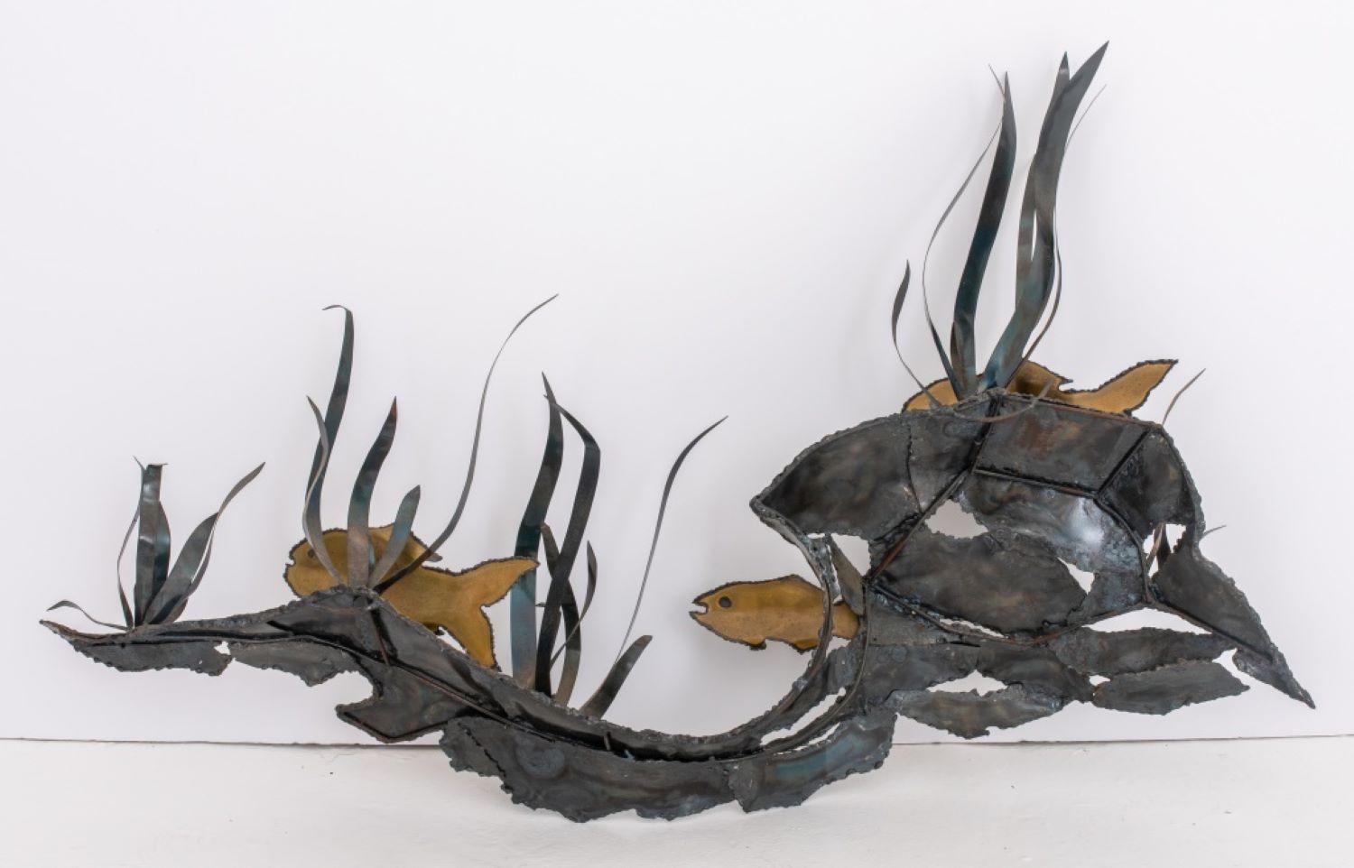 Curtis Jere Manner Brutalist Modern Fish Sculpture at 1stDibs