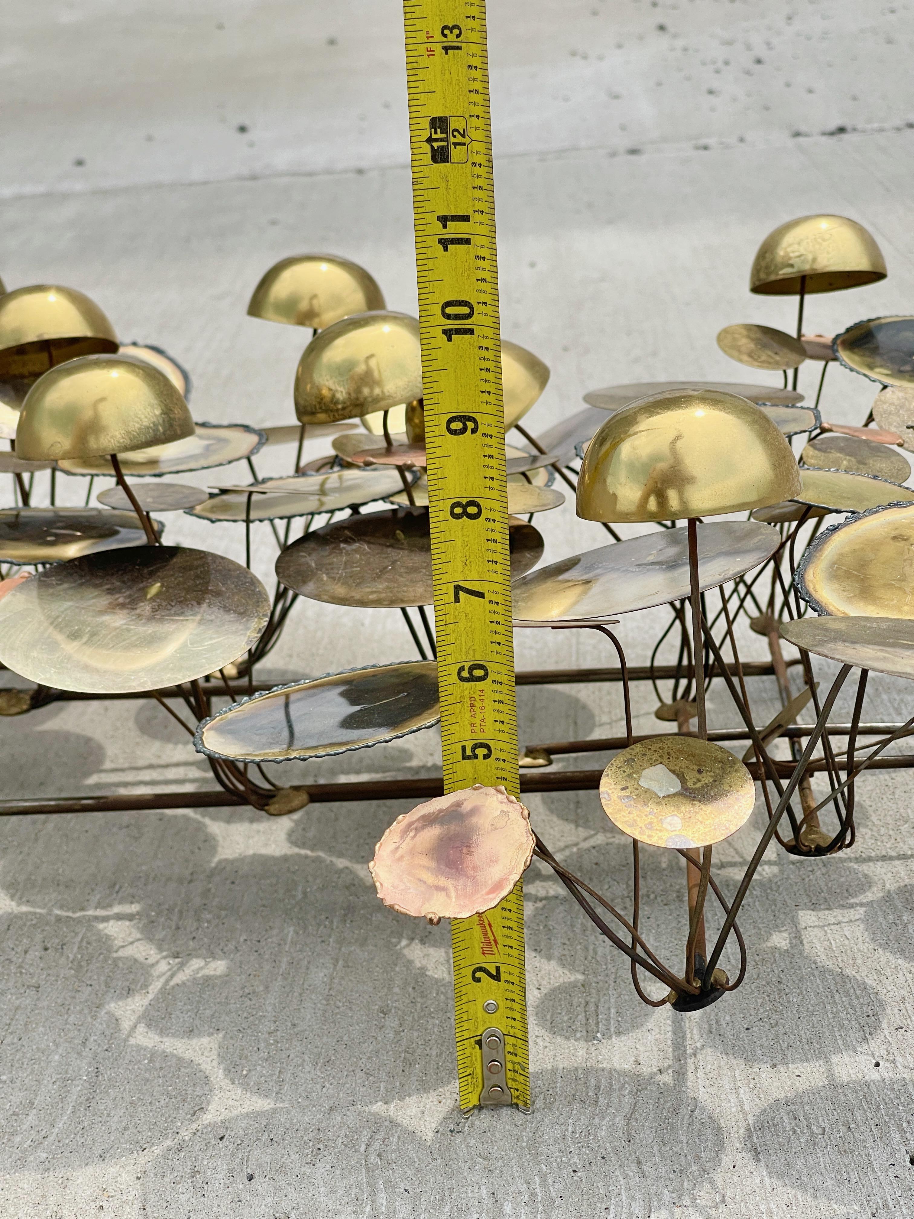 Curtis Jere Raindrops Wall Sculpture Signed 1975 For Sale at 1stDibs