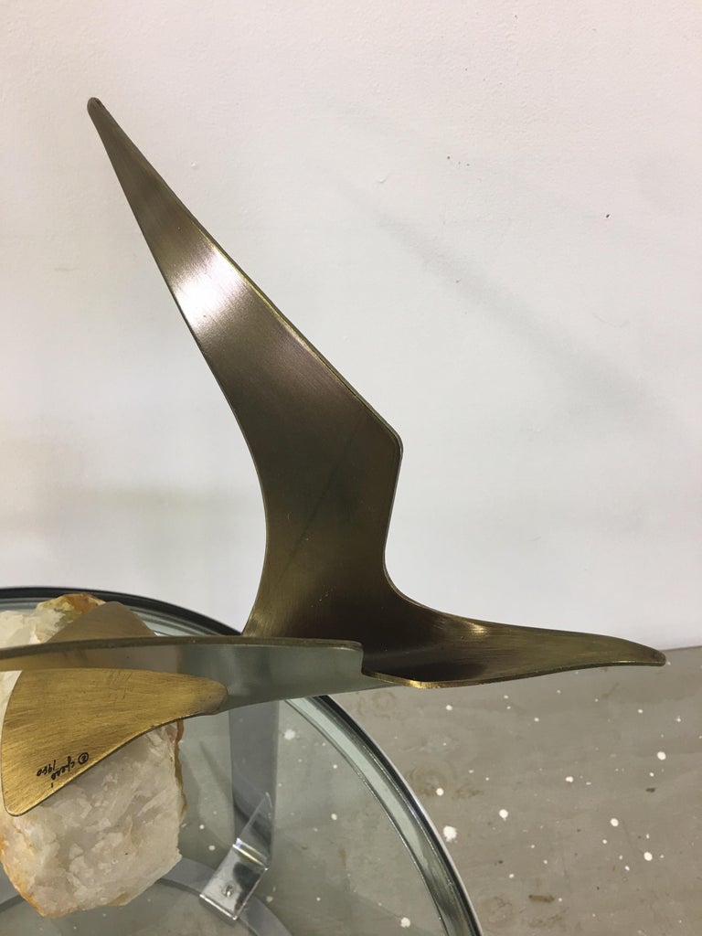 Curtis Jere Seagull on Marble Base at 1stDibs | curtis jere seagulls