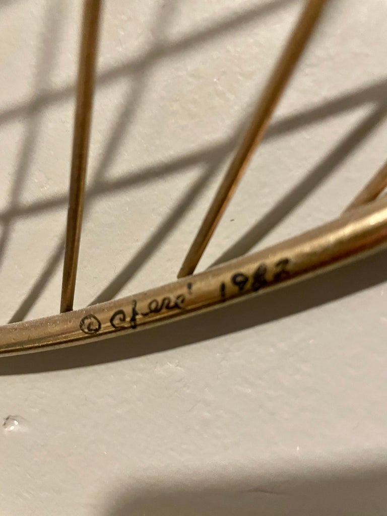 Curtis Jere World Map / Globe Wall Sculpture 'Two Piece' For Sale at ...