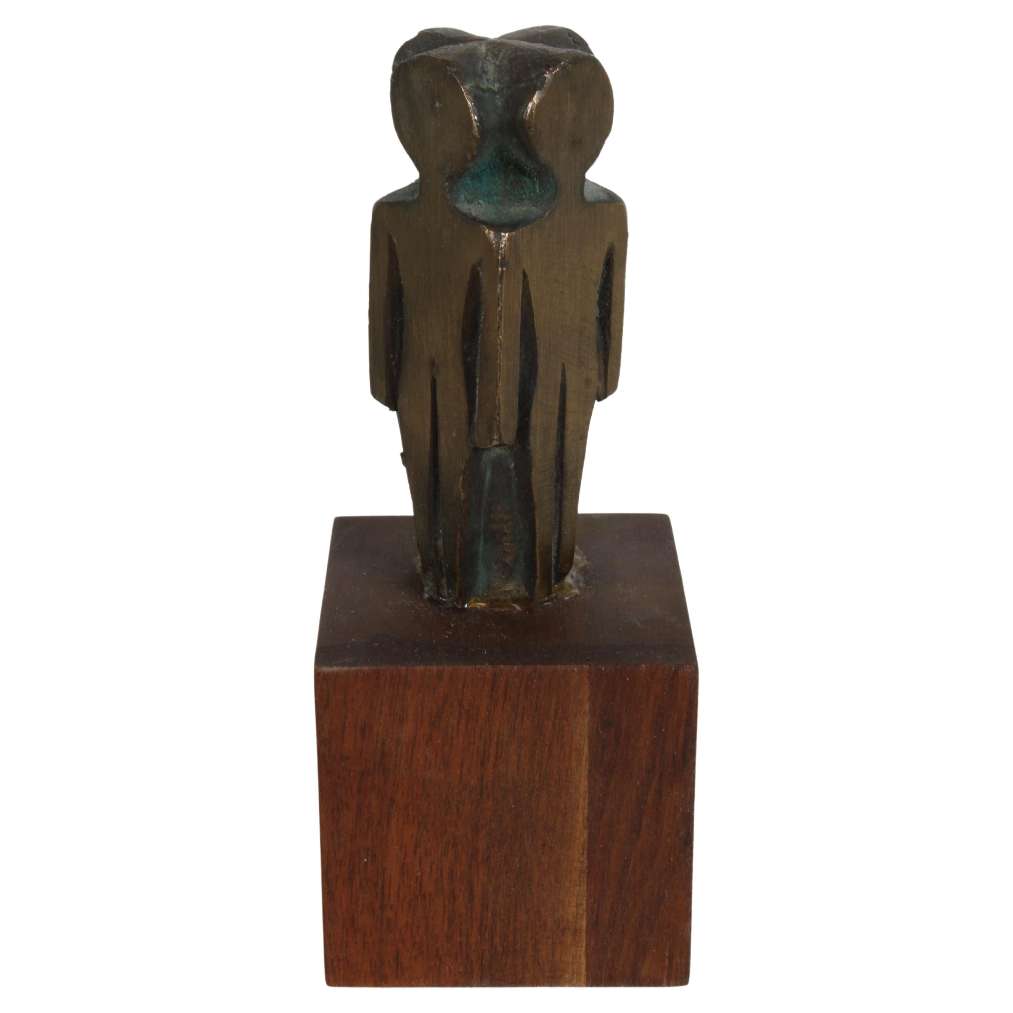 Curtis P. Crady "Associates" Mid-Century Modern Bronze Human Form ...