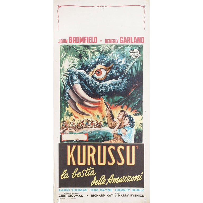 Curucu, Beast of the Amazon 1956, Italian Locandina Film Poster For ...