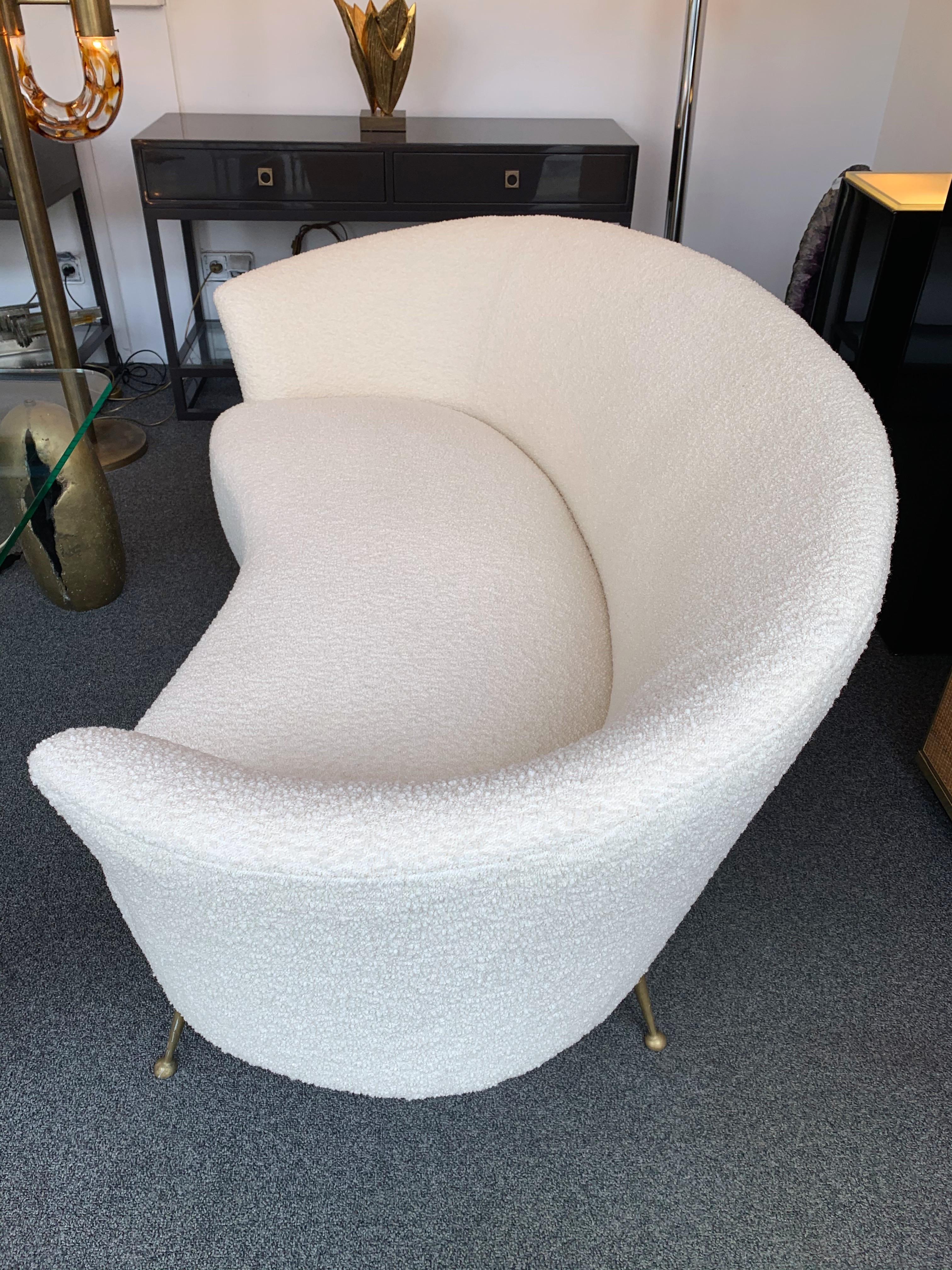 Curve Living Room Set Armchairs Sofa by Carlo Monti for CMG, Italy ...