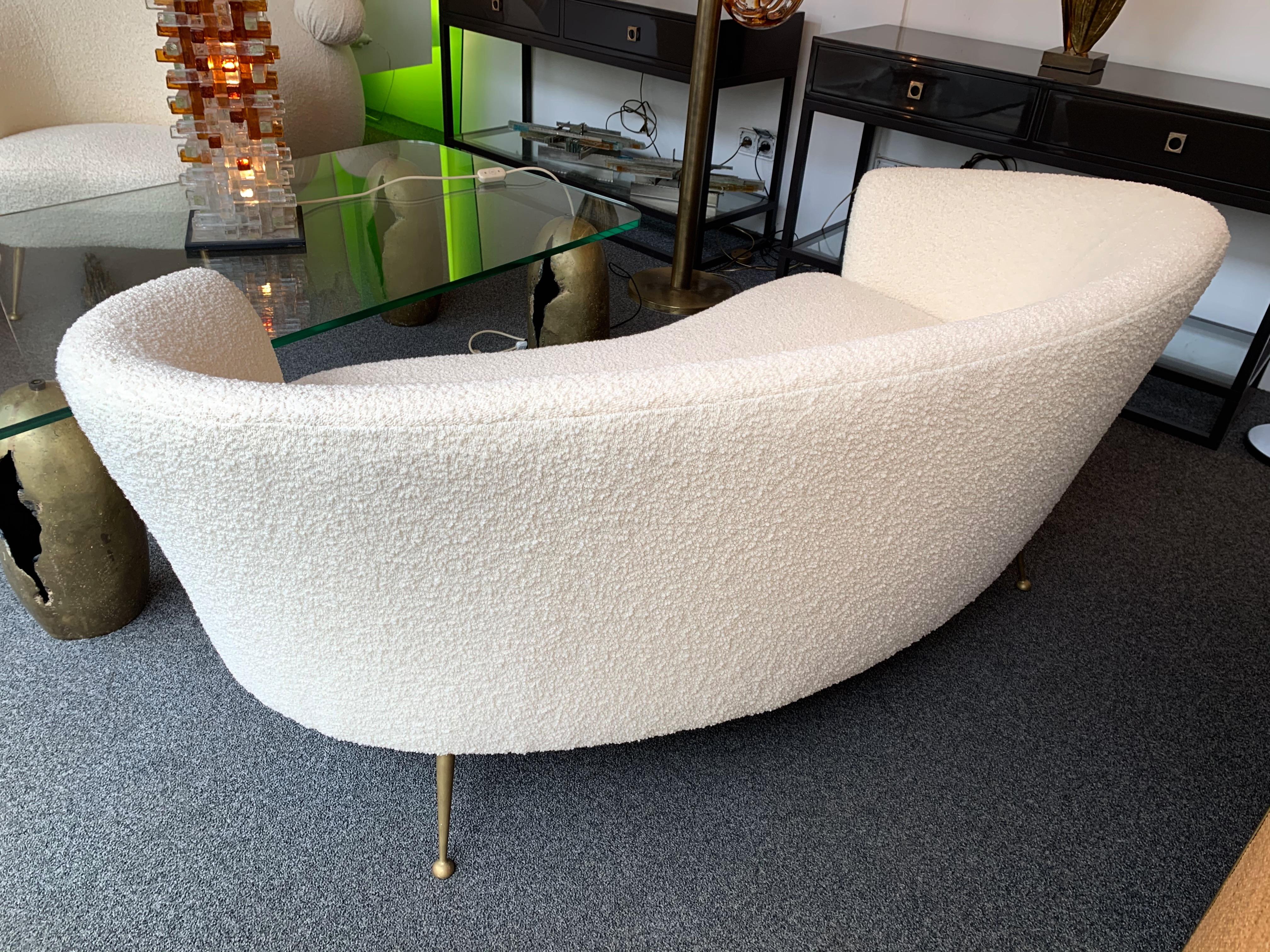 Curve Living Room Set Armchairs Sofa by Carlo Monti for CMG, Italy ...