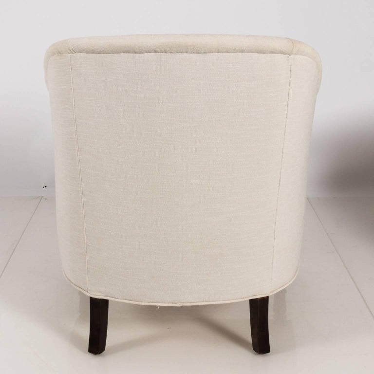 Curved Back Club Chairs at 1stDibs