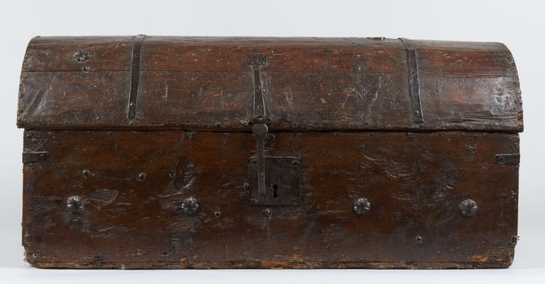 Curved Lid Chest For Sale at 1stDibs