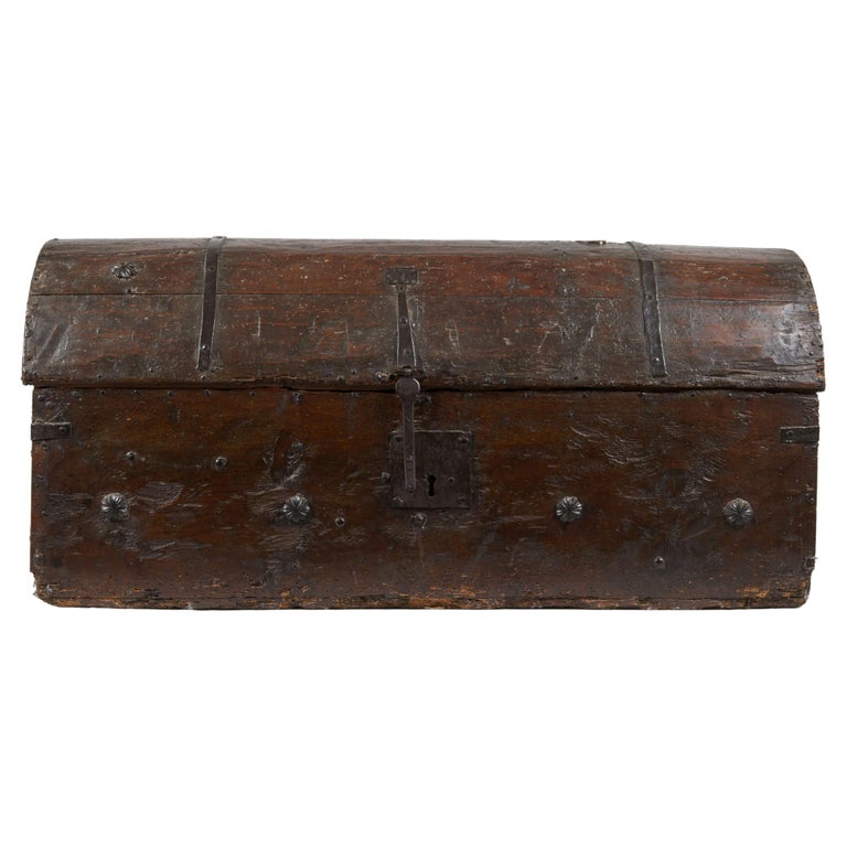 Curved Lid Chest For Sale at 1stDibs