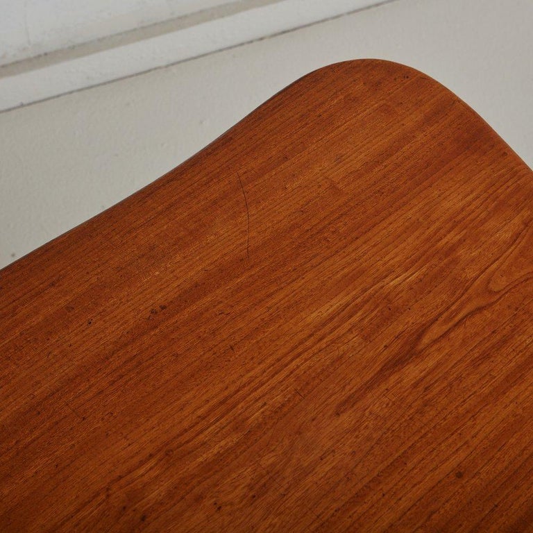 Curvilinear Wood Coffee Table, France, 1960s For Sale at 1stDibs