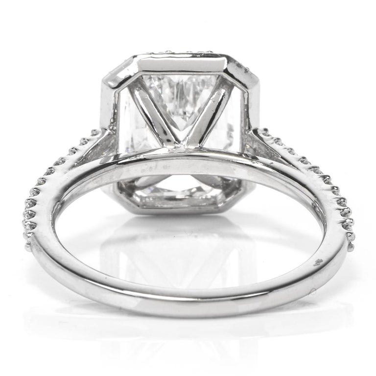 Cushion Diamond GIA F-VVS2 Platinum Engagement Ring at 1stDibs | dover ...