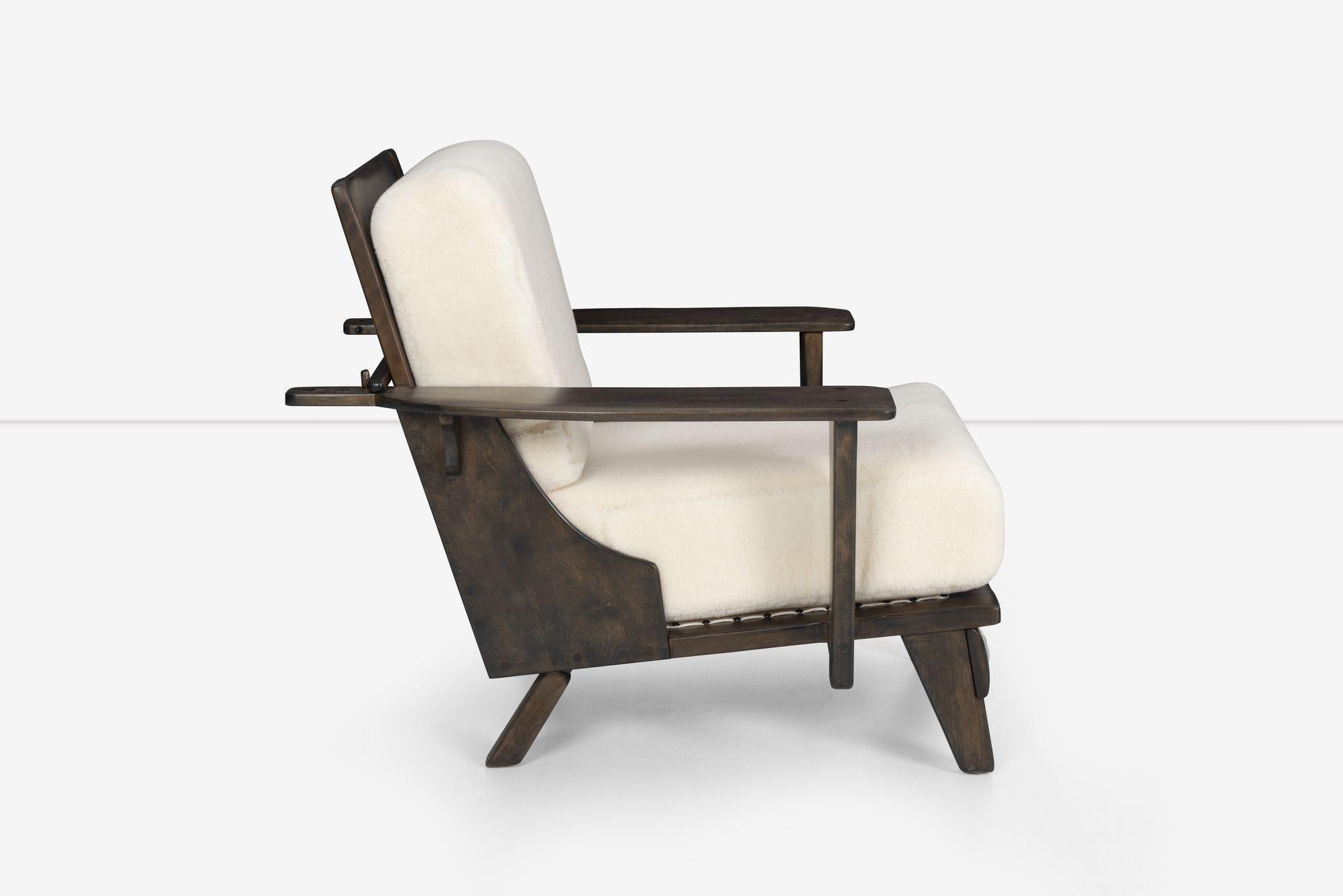 Cushman Lounge Chair and Ottoman For Sale at 1stDibs