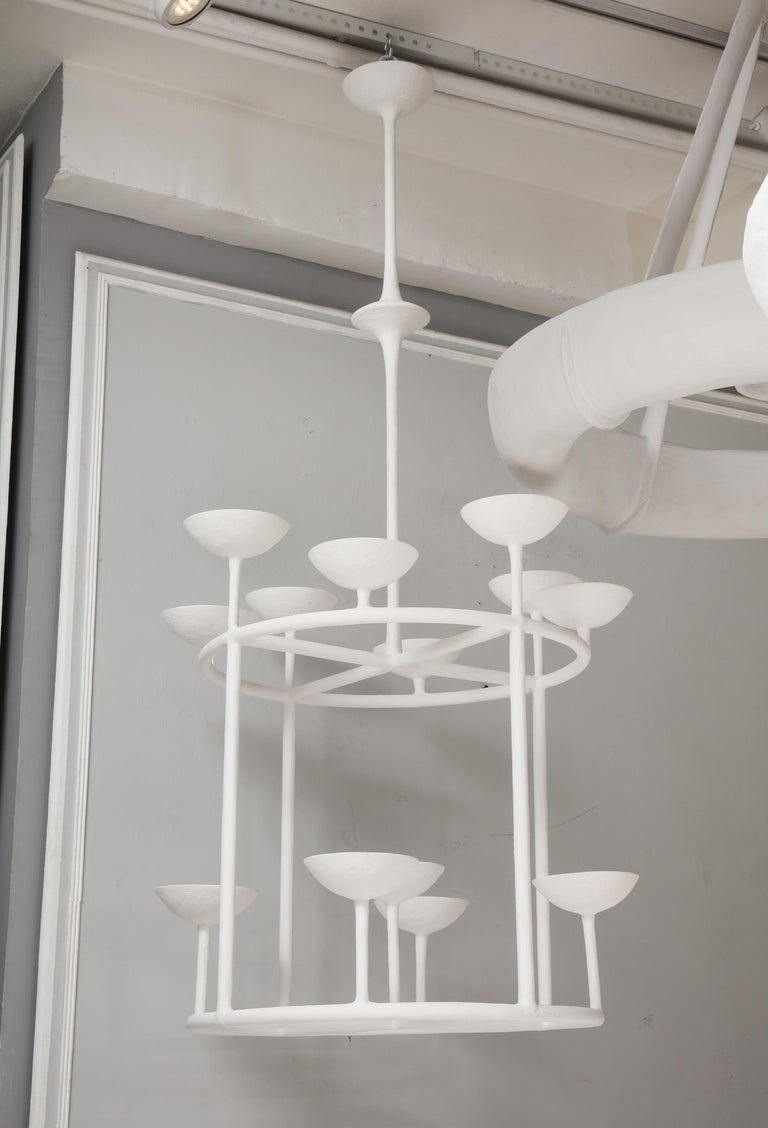 Custom 13-Arm Plaster Fixture For Sale at 1stDibs