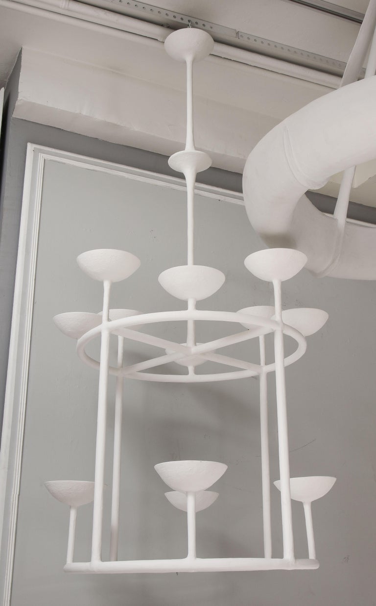 Custom 13-Arm Plaster Fixture For Sale at 1stDibs