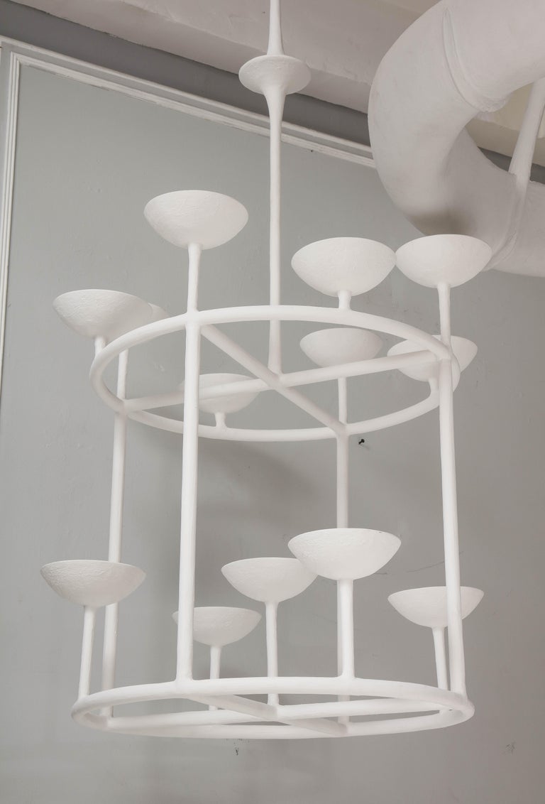 Custom 13-Arm Plaster Fixture For Sale at 1stDibs