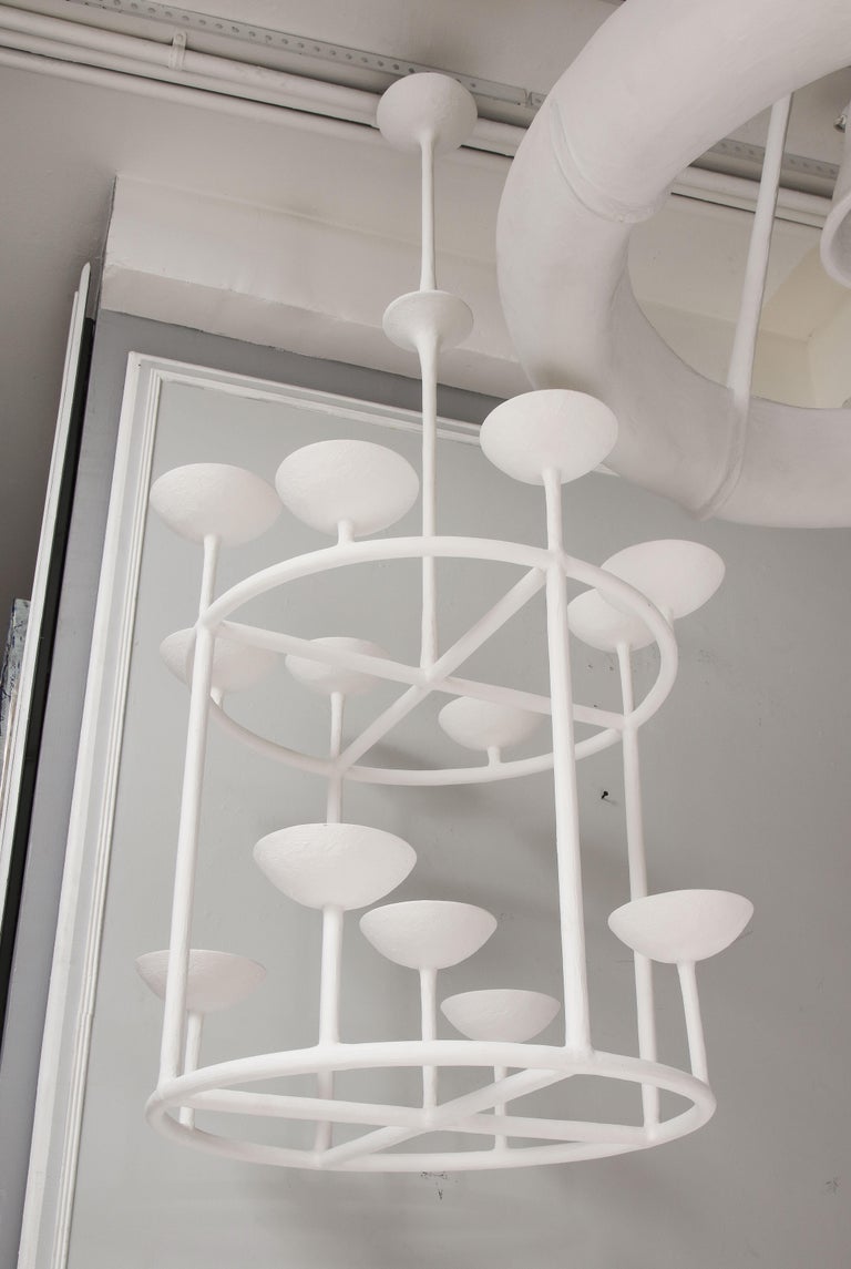 Custom 13-Arm Plaster Fixture For Sale at 1stDibs