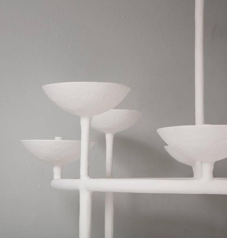 Custom 13-Arm Plaster Fixture For Sale at 1stDibs