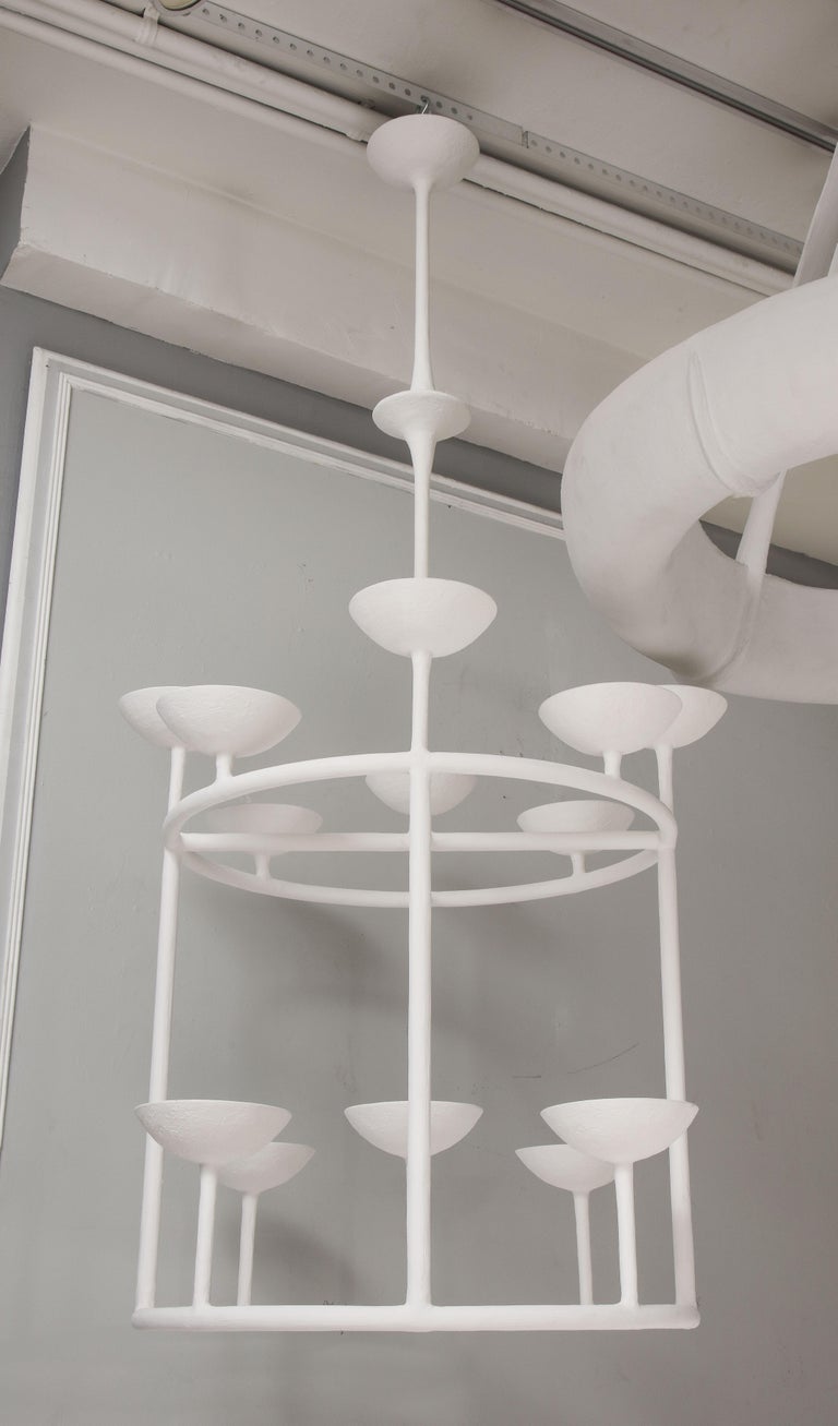 Custom 13-Arm Plaster Fixture For Sale at 1stDibs