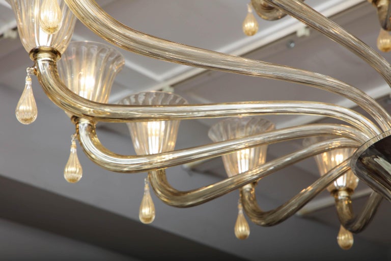 Custom 3-Tier Extra Large Modern Venetian Chandelier For Sale at ...