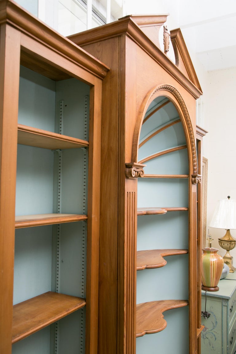 Custom American Pine Bookcase at 1stDibs