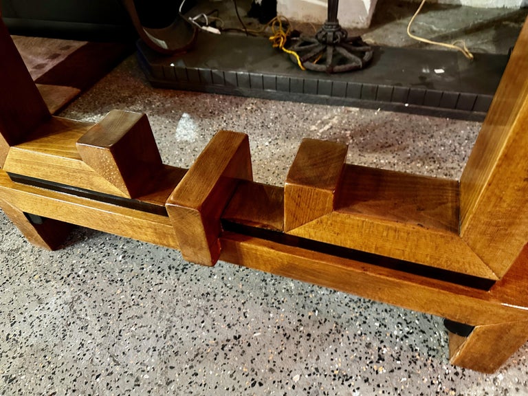 Custom Art Deco Two-tone French Style Console For Sale at 1stDibs