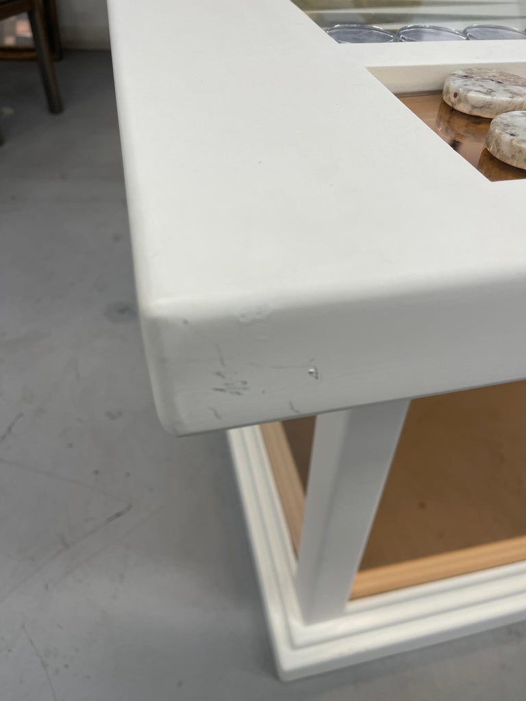 Custom 1980’s Backgammon Game Table For Sale at 1stDibs