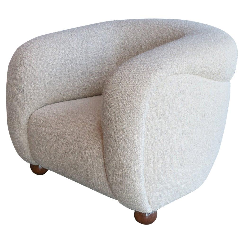 Mid Century Chair Boucle - 172 For Sale on 1stDibs