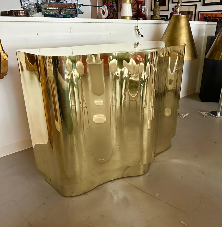 Custom Brass Cloud Bar For Sale at 1stDibs