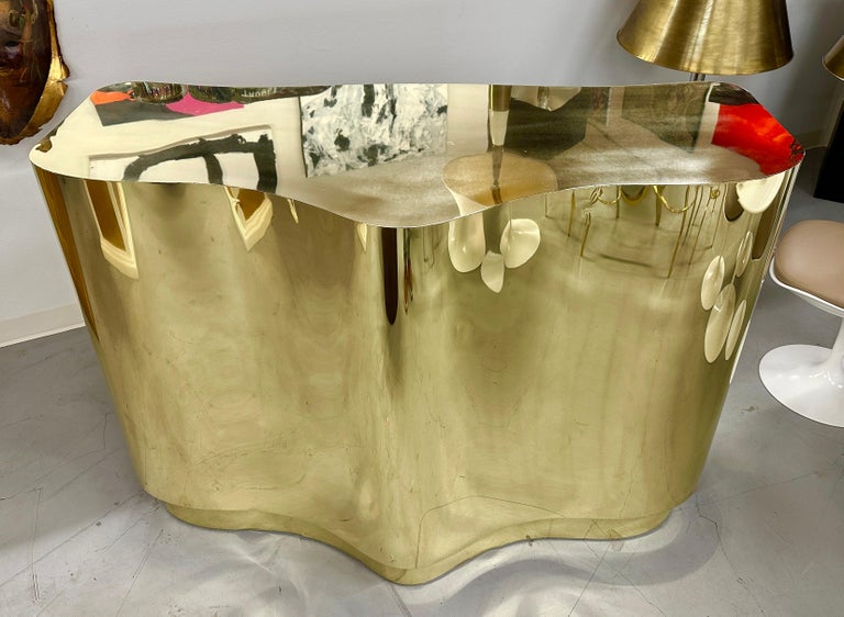 Custom Brass Cloud Bar For Sale at 1stDibs