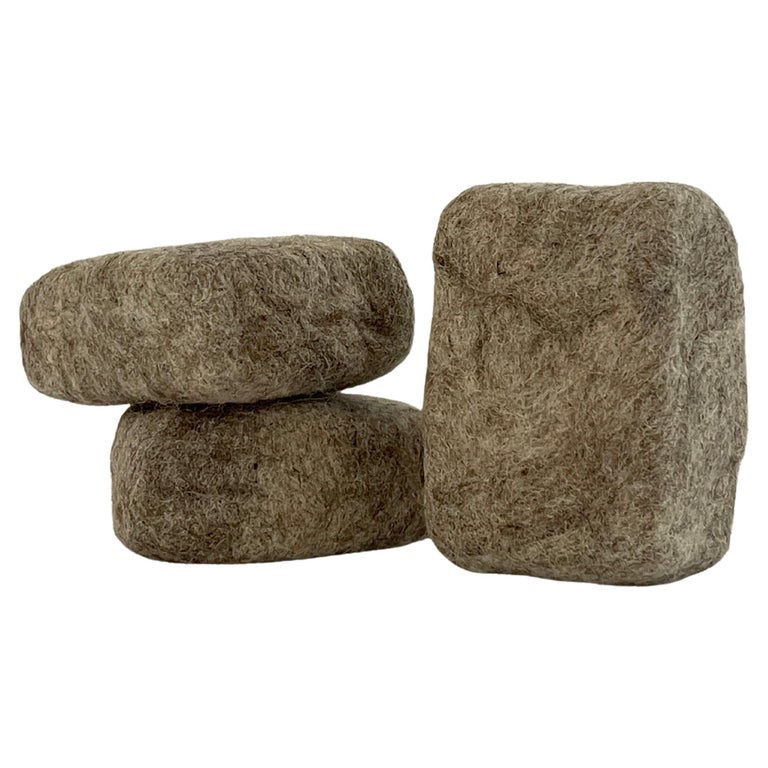 Custom Cedarwood Sage CCS Felted Alpaca Wool Soap For Sale at 1stDibs
