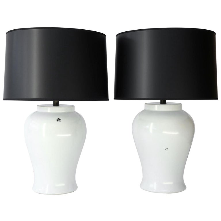 Custom Ceramic 'Fly' Lamp at 1stDibs