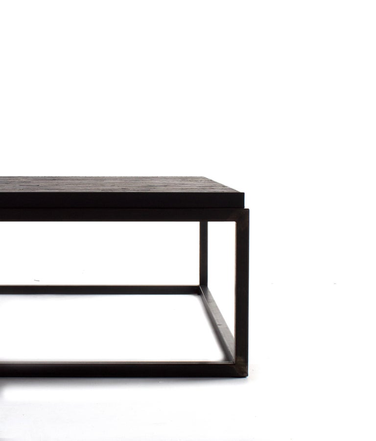 Coffee Table Made From Antique Rail Car Floor Boards For Sale at 1stDibs