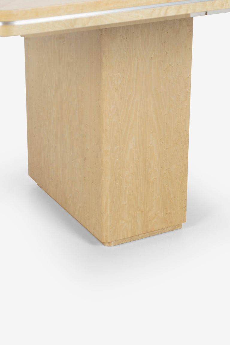 Custom Contemporary Two Tone Dining Table For Sale at 1stDibs