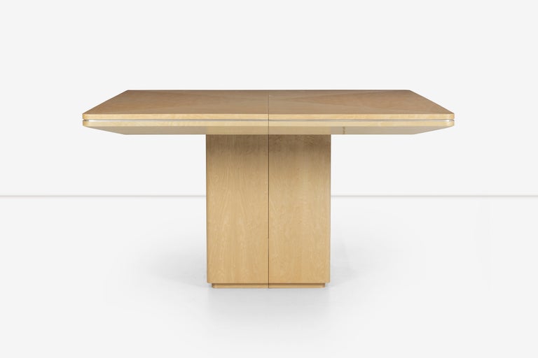 Custom Contemporary Two Tone Dining Table For Sale at 1stDibs