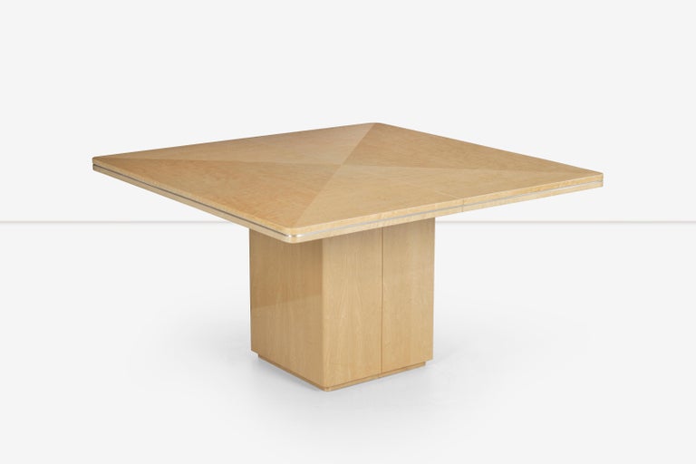 Custom Contemporary Two Tone Dining Table For Sale at 1stDibs