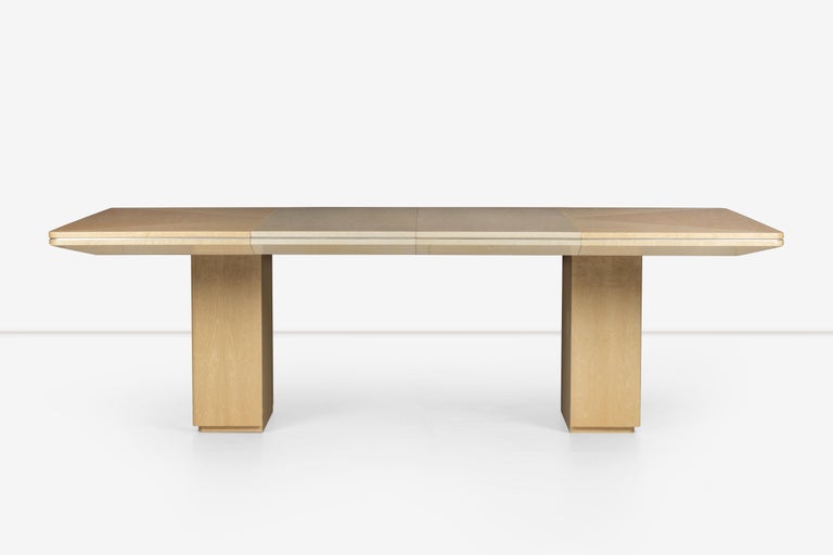 Custom Contemporary Two Tone Dining Table For Sale at 1stDibs