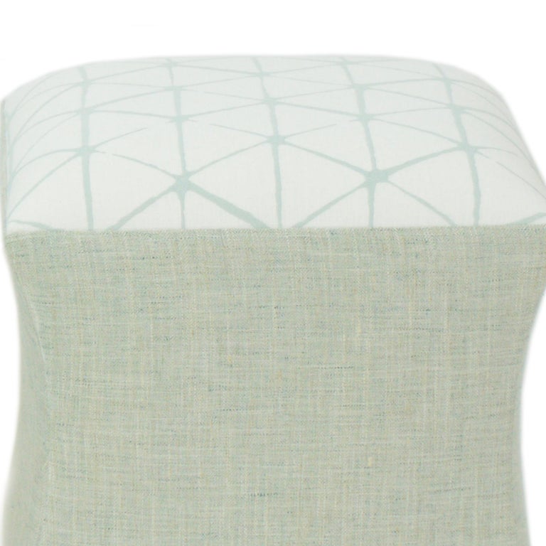 Custom Curved Ottoman For Sale at 1stDibs