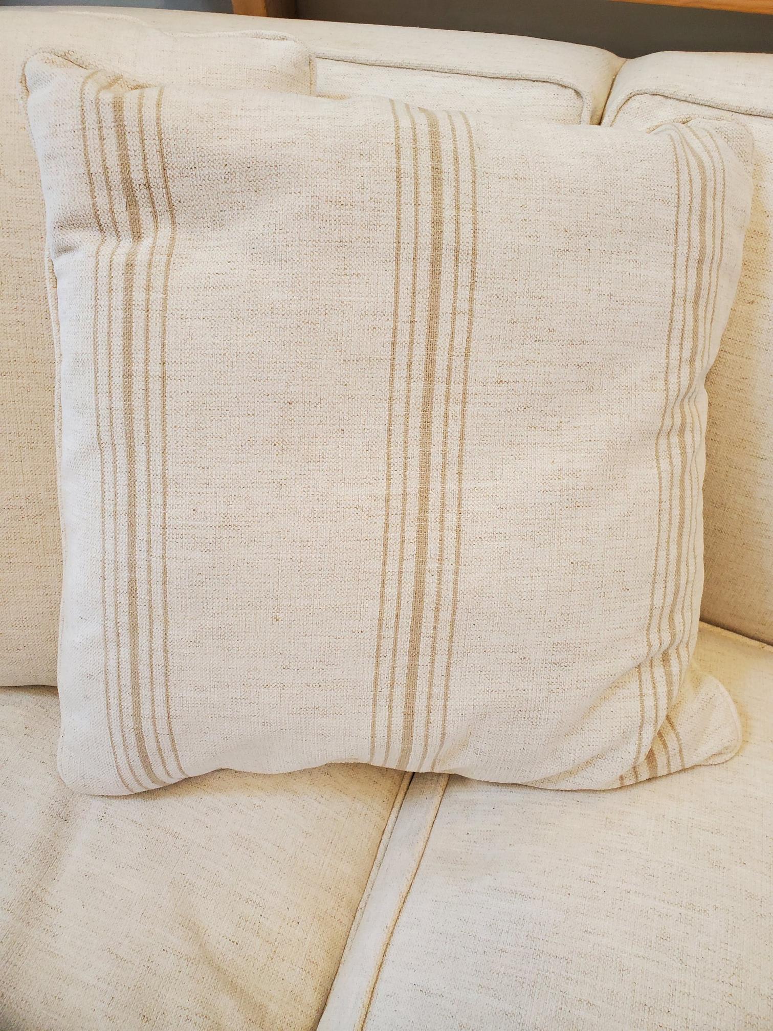 Custom Designed Georgian Style Sofa with White Crypton Upholstery For ...